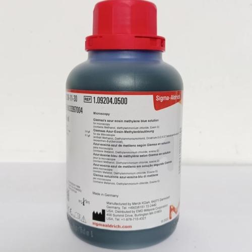 Jual Giemsa , giemsa's azur eosin methylene blue solution brand MERCK 500mL - Jakarta Timur ...