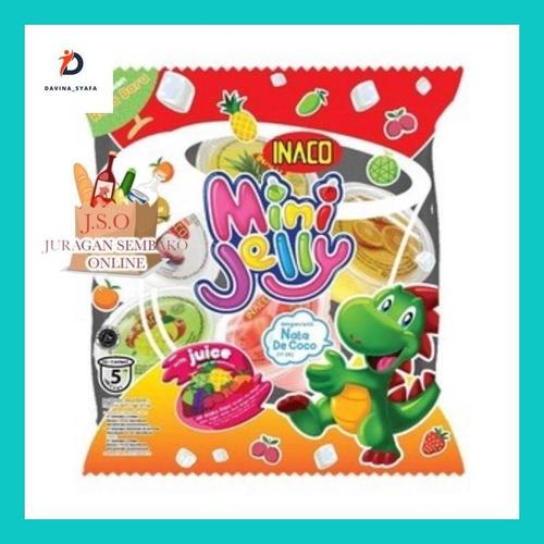 Jual Dav`^ ( Jso ) Inaco Jelly Mini Isi 5 Pcs Puding Nata De Coco Snack ...