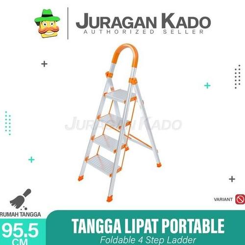Jual Tangga Lipat /Tangga Portable / Tangga Lipat Aluminium - 4 Step ...