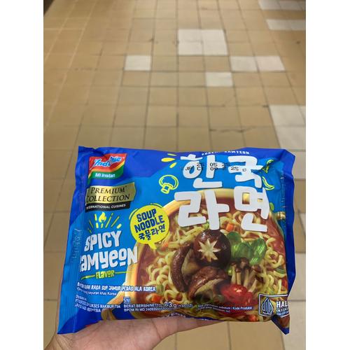 Jual Indomie Korean Spicy Ramyeon 83gr - Indomie Ramyeon Rasa Sup Jamur Pedas Ala Korea - Kota ...