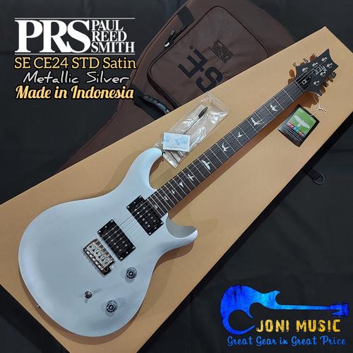 Jual Gitar PRS SE CE24 Standard Satin - Silver Metallic - Kota ...