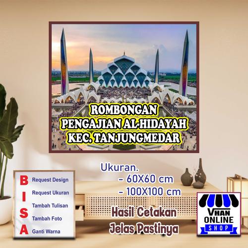 Jual Cetak Spanduk Banner Untuk Depan Bus Atau Rombongan Pengajian ...