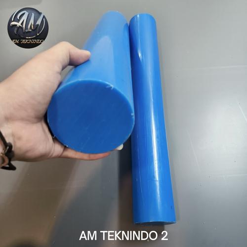 Jual Nylon PE Rod Biru Batangan 300mm x 50cm / Nylon PE MC Blue Rod ...