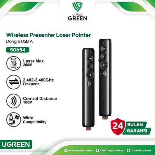 Jual UGREEN Wireless Laser Pointer with Presenter USB PPT PowerPoint ...