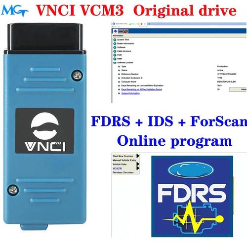 Jual VNCI VCM3 Diagnostic Scanner For Ford Mazda Supports CAN FD DoIP ...