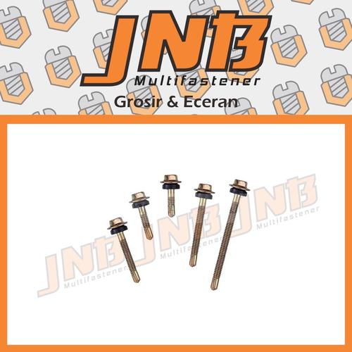 Jual Sekrup Roffing M12 x 65 Baut Baja Ringan Sekrup Roofing Baut Atap ...