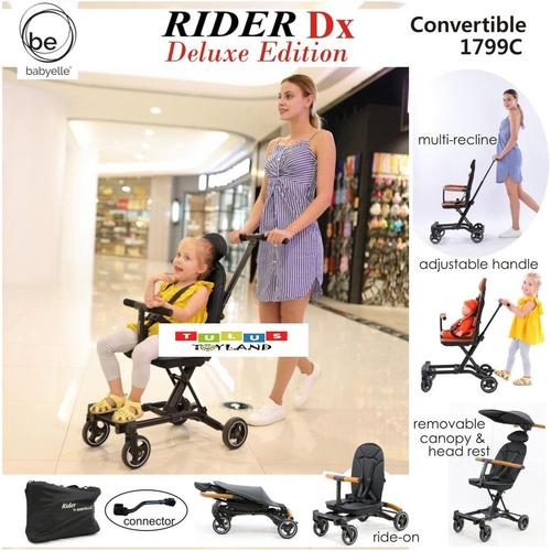 Jual Babyelle Rider Convertible Baby Elle Stroller Board Cabin Size ...