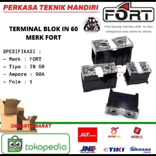 Jual TERMINAL BLOCK IN 60 90 Ampere 1 POLE BLOK FORT - Jakarta Barat ...