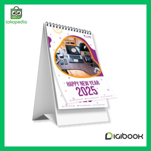 Jual Kalender Meja 2025 / Kalender Meja Custom Penyangga Duplex 2025 ...