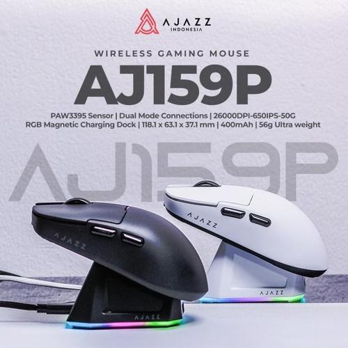 Jual Ajazz AJ159P AJ-159P Wireless Gaming Mouse Dual Connection with ...