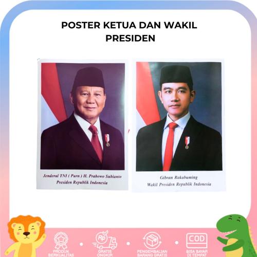 Jual POSTER PRESIDEN DAN WAKIL PRESIDEN 2024-2029 - wakil presiden, standart - Kota Surabaya ...