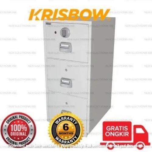 Jual KRISBOW FIRE RESISTANT FILING CABINET 3 DRAWER 10131043 - Jakarta ...
