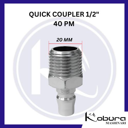 Jual Quick Coupler 40 PM Coupler Connector Male Drat Luar 1/2" Inch ...