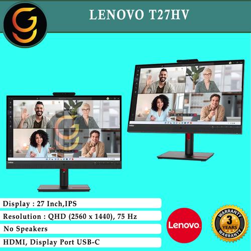 Jual Monitor LENOVO T27HV 27" IPS QHD (2560 x 1440) 75 Hz HDMI Display ...