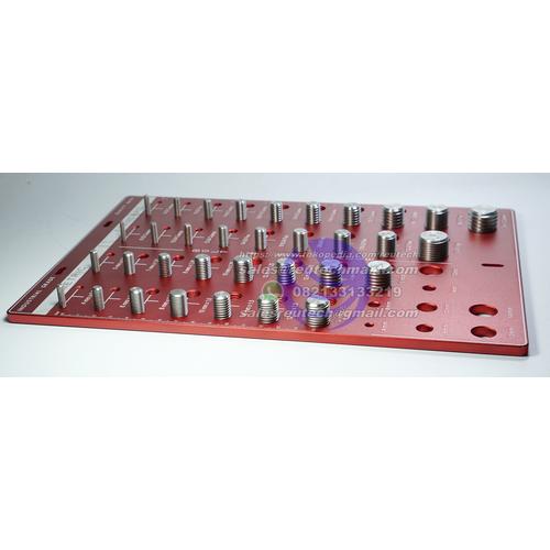 Jual Alat Ukur Baut dan Mur Bolt Gauge Bolt and Nut Gauge 34 Ukuran ...