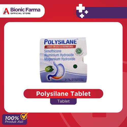 Jual Polysilane Tablet Obat Maag Asam Lambung 1 Strip@8tab - Kab ...