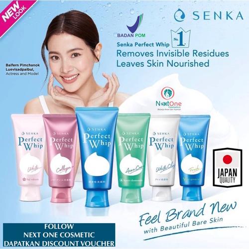 Jual SENKA SABUN MUKA FACE WASH PERFECT WHIP FOAM DAN PERFECT WHIP GEL ...
