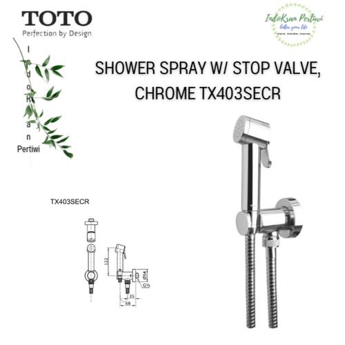 Jual Shower Spray TOTO TX403SECR (CHROME) /Jet Shower TOTO/Shower ...