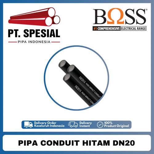 Jual Pipa Conduit Boss / Pipa listrik Hitam 20mm Pipa Boss (500 Btg ...