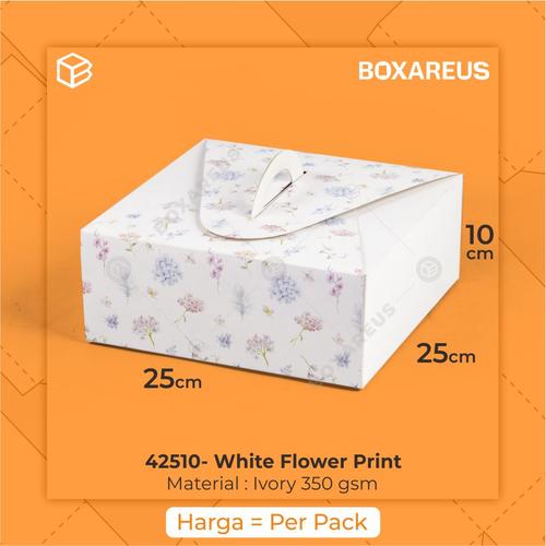 Jual Cake Box Kemasan Dus Kue Packaging Multipurpose | 42510 WHITE ...