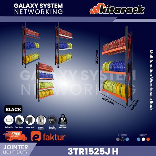 Jual KITARACK Tire Rack 3TR1525J Jointer Hitam Series Rak Ban Motor ...