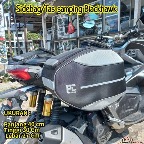 Jual Planet Custom Side Bag PC Blackhawk Tas Samping Motor Bahan 1680dable Lembar Rangka Flat ...
