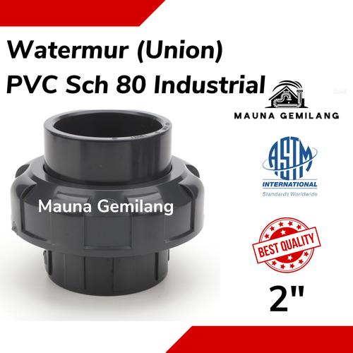 Jual Watermur (Union) PVC (UPVC) / EPDM Socket ANSI / ASTM Size 2 Inch ...