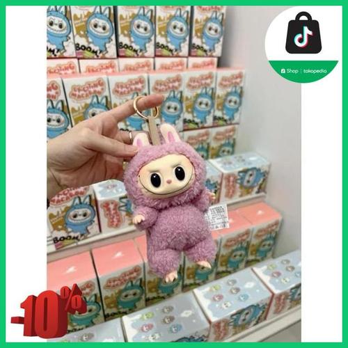 Jual Ready Stock Boneka Labubu Macaron Key Chain Plush Doll Gantungan ...
