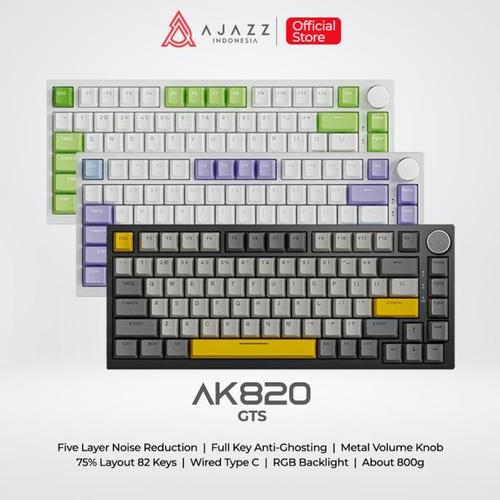 Jual Ajazz AK820 GTS 75% Mechanical Keyboard Wired RGB - STARRY NIGHT ...