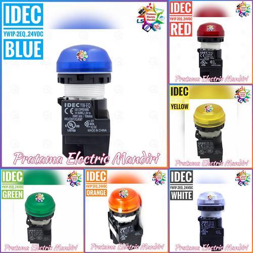 Jual IDEC PILOT LAMP INDIKATOR LAMP LAMPU INDIKATOR LED 22MM YW1P-2EQ ...