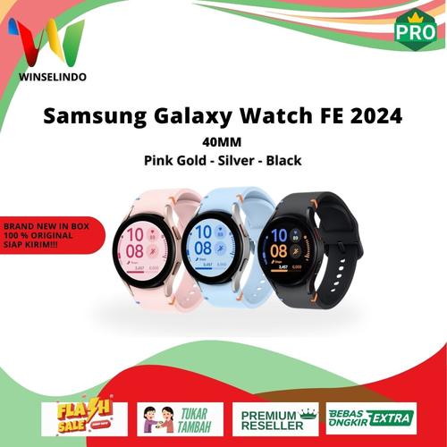 Promo Samsung Galaxy Watch FE 40mm Smartwatch Pink Gold Black Silver ...