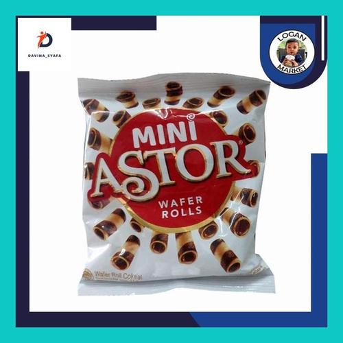 Jual Dav`^ Astor Mini Wafer Stick Stik Roll Box Isi 10 Sachet Pcs 10Pcs ...
