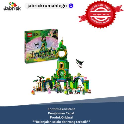 Jual LEGO 75684 Wicked Welcome to Emerald City Set, Building Toy with ...