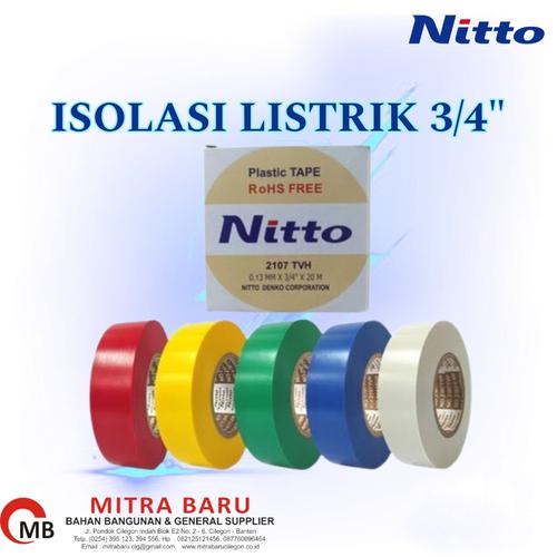 Jual Isolasi listrik NITTO / Isolasi WARNA - Kota Cilegon - Mitra Baru ...