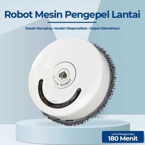 Jual Alat Robot Pel Pengepel Pembersih Lantai Otomatis Praktis Portable ...