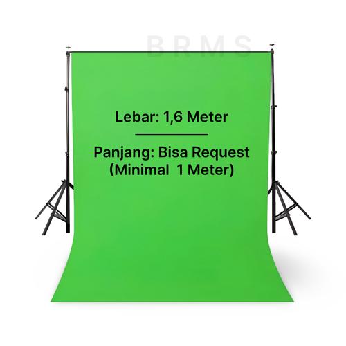 Jual Kain Green Screen Layar Hijau / Background Studio Foto Video Bahan ...