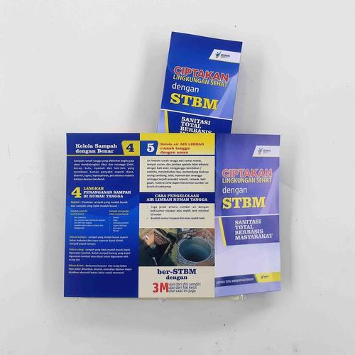 Jual Leaflet / Brosur Stbm, Leaflet Sanitasi Total Berbasis Masyarakat, Brosur Puskesmas - Isi ...