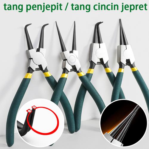 Jual Tang Combination Multifungsi Tang Circlip Internal 4 in 1 Set ...