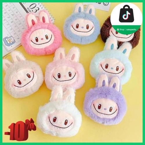 Jual Labubu Head Mini Pouch Keychain Gantungan Kunci Kepala Labubu Kyc ...
