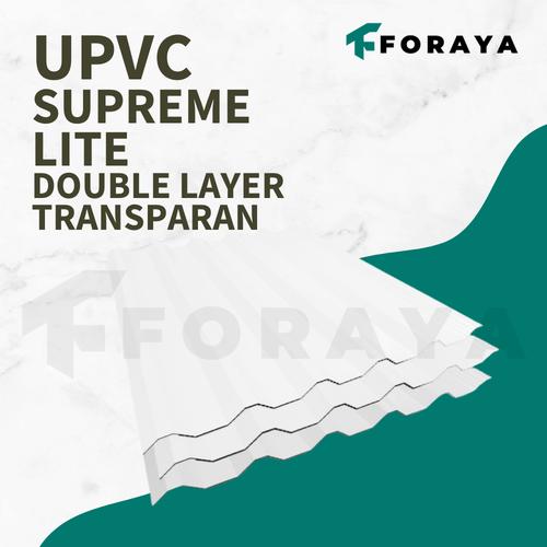 Jual Atap uPVC Supreme Lite Twinwall Double Layer 8mm Semi Transparan ...