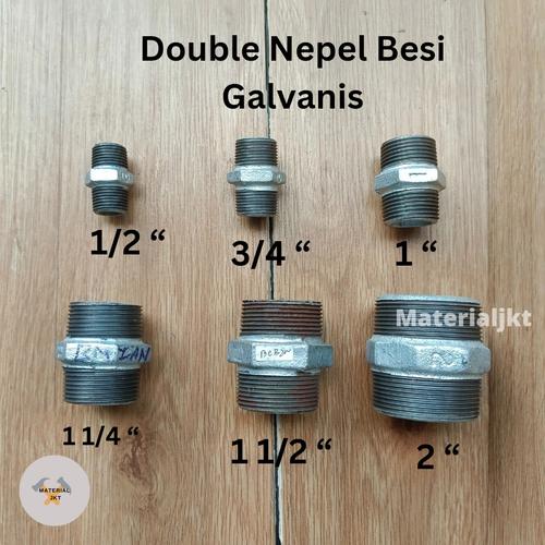 Jual DOUBLE NEPEL BESI GALVANIS MURAH / DOUBLE NEPEL BESI MURAH - 3/4 ...