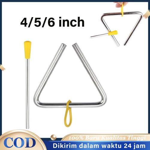 Jual 4/5/6 Inci Triangle Alat Musik Stainless Stell Mainan Instrument ...