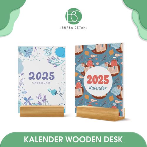 Jual BURSA CETAK - Print Kalender Meja Tatakan Kayu Unik / Cetak Cute ...