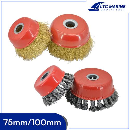 Jual Knot Wire Cup Brush Standard Sikat Mangkuk 5/8" Impa 510761-67 ...