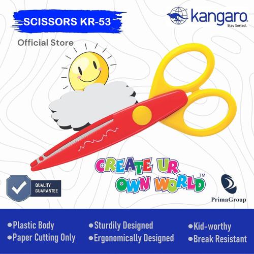 Jual Gunting Dekorasi KR-53 / Gunting Kertas Pola Awan / Scissors Kids ...