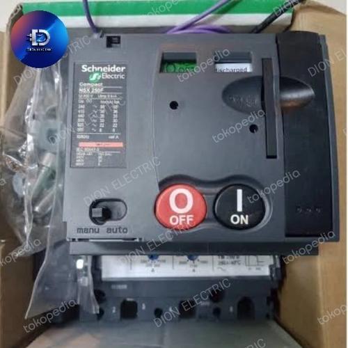 Jual MCCB SCHNEIDER NSX160N 3P 100A 50kA KOMPLIT MOTORIZED UVT AUX ORIGINAL - Jakarta Pusat ...