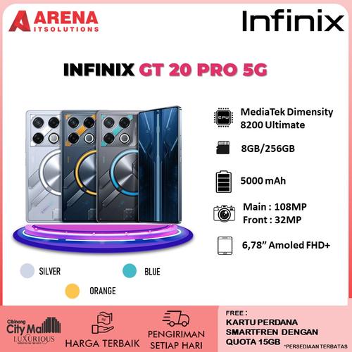 Jual Infinix Gt 20 Pro 5G 8gb 256gb Orange / Blue / Silver - BLUE - Kab. Bogor - ARENA IT ...