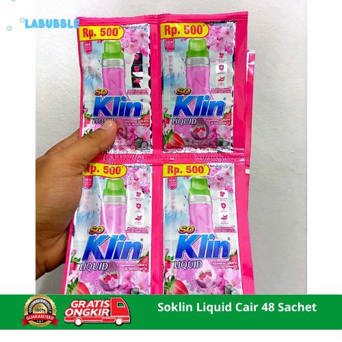 Jual Soklin Liquid Cair 48 Sachet Varian Random - Kab.Ciamis - labubble ...
