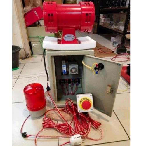 Jual Sirene Alarm Peringatan Bahaya Gempa Emergency box Panel Timer Ms ...