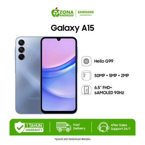 Jual Samsung Galaxy A15 LTE storage 8/256GB Blue - NEW Garansi Resmi ...